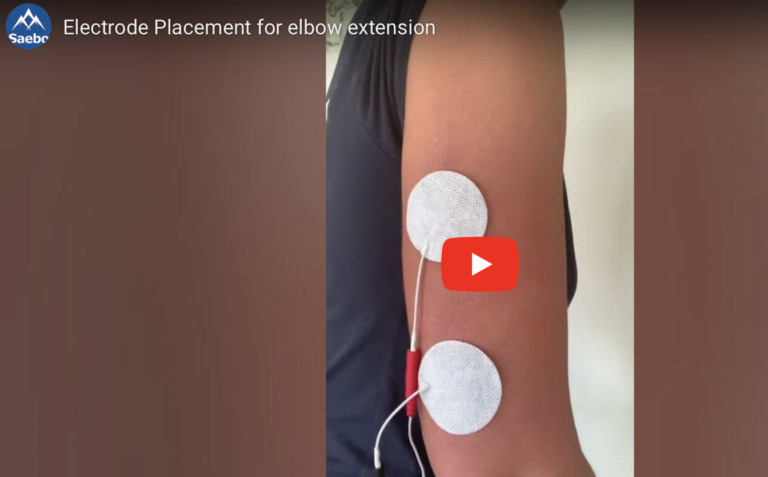 Electrodes : Placement and Preparation | Saebo UK